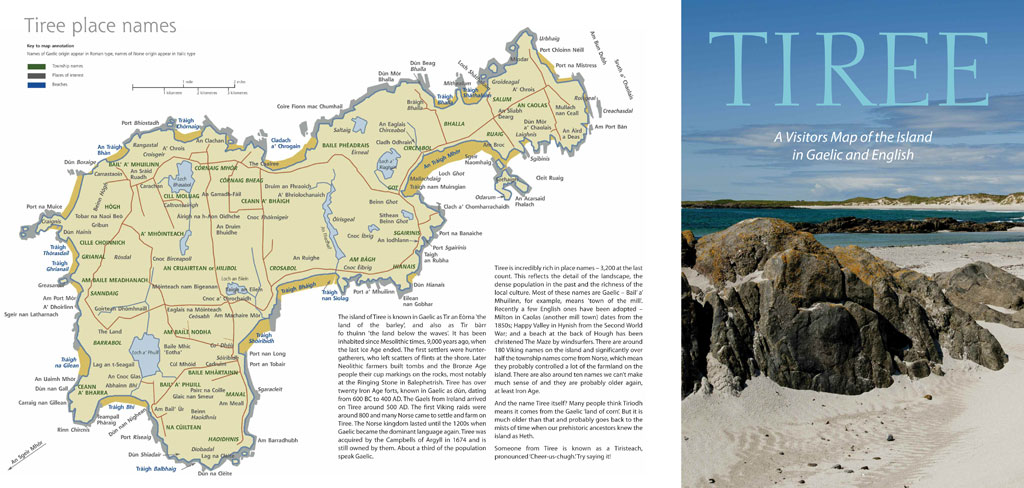 Tiree Visitor Map – Blue Beyond Design